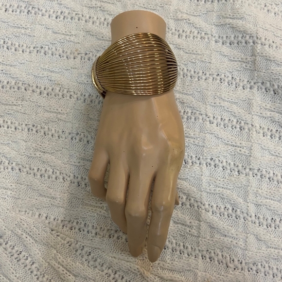 Jewelry | Vintage Gold Bangle With Multi Strand Design | Poshmark